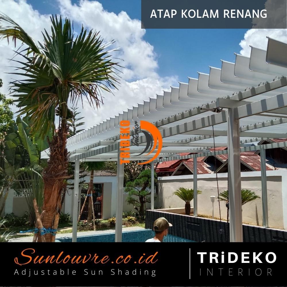 Distributor Atap Kolam Renang 0811800946 - Sunlouvre Atap Buka Tutup | atap lovera | kanopi buka ...